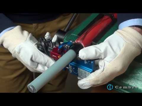 CEMBRE: cable stripping tool HB12N, for vulcanised extruded semiconductor