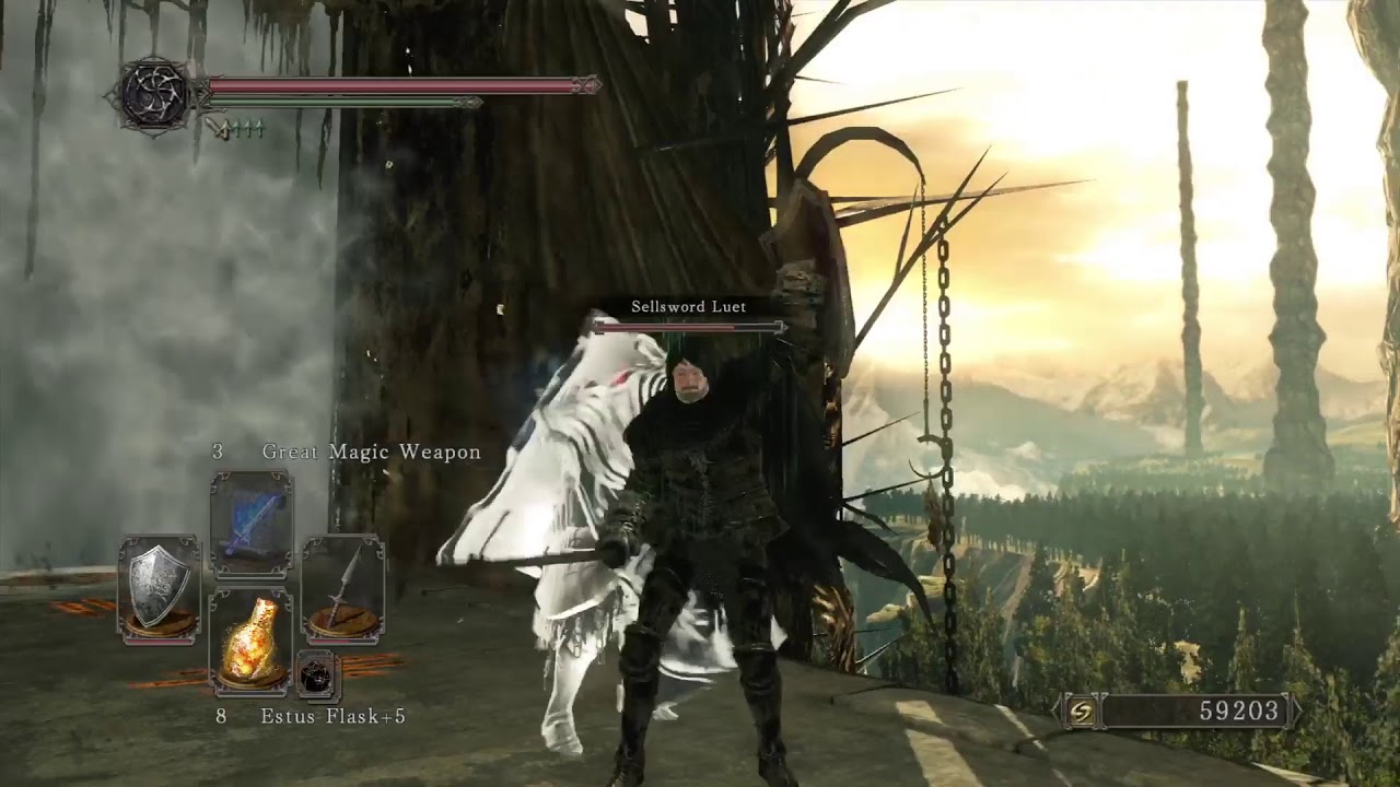 Guardian Dragon Boss Fight Dark Soul 2 - YouTube