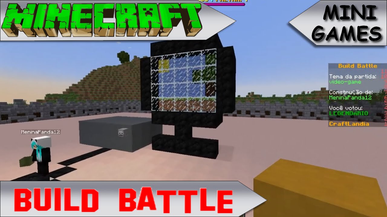 MINECRAFT - Build Battle - MINI-GAMES - YouTube