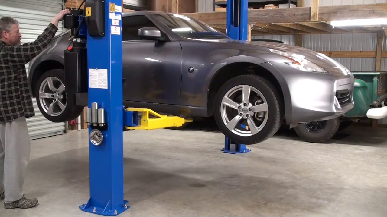 Forward I10 Two Post Lift - YouTube