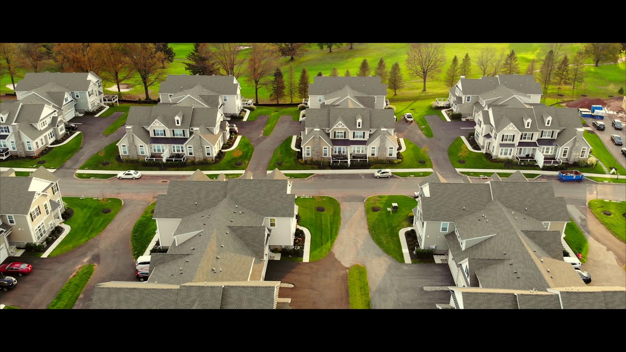 Aerial View of Club View at Spring Ford (4K-UHD) - YouTube