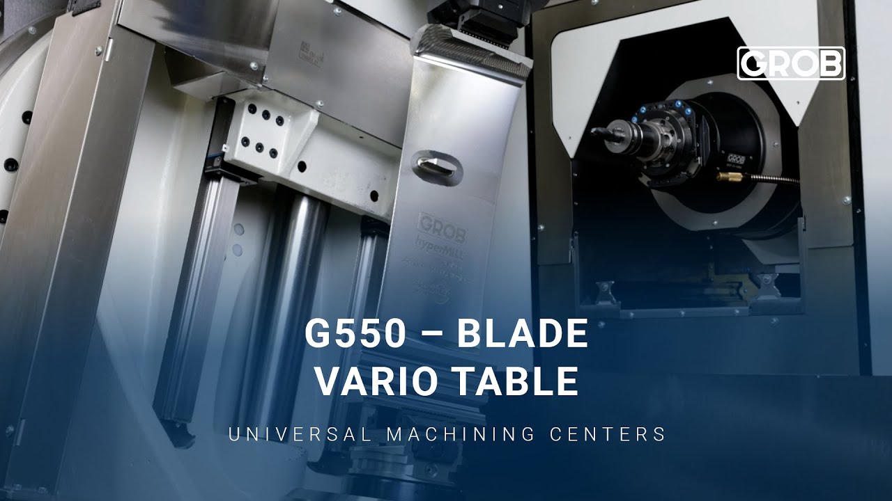 GROB – G550 with Vario Table Blade - YouTube