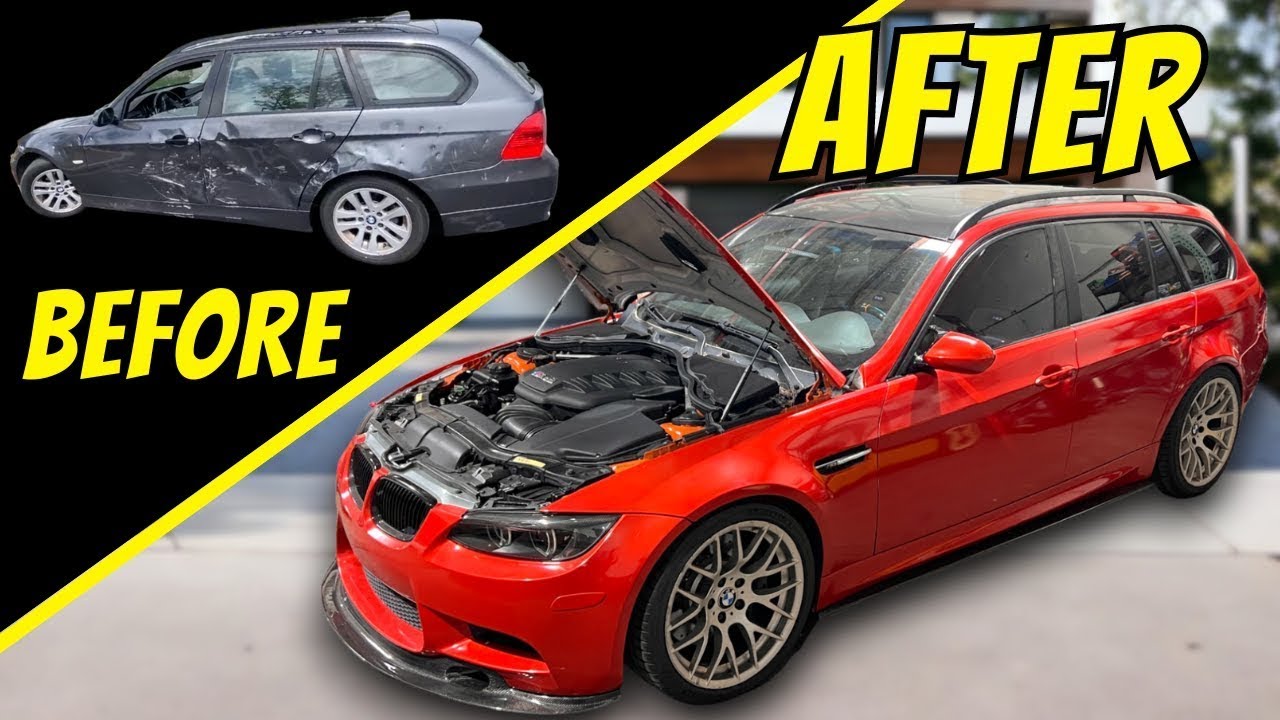 FULL BUILD - TRANSFORMING A BMW E91 328I INTO A CUSTOM V8 M3 WAGON ...