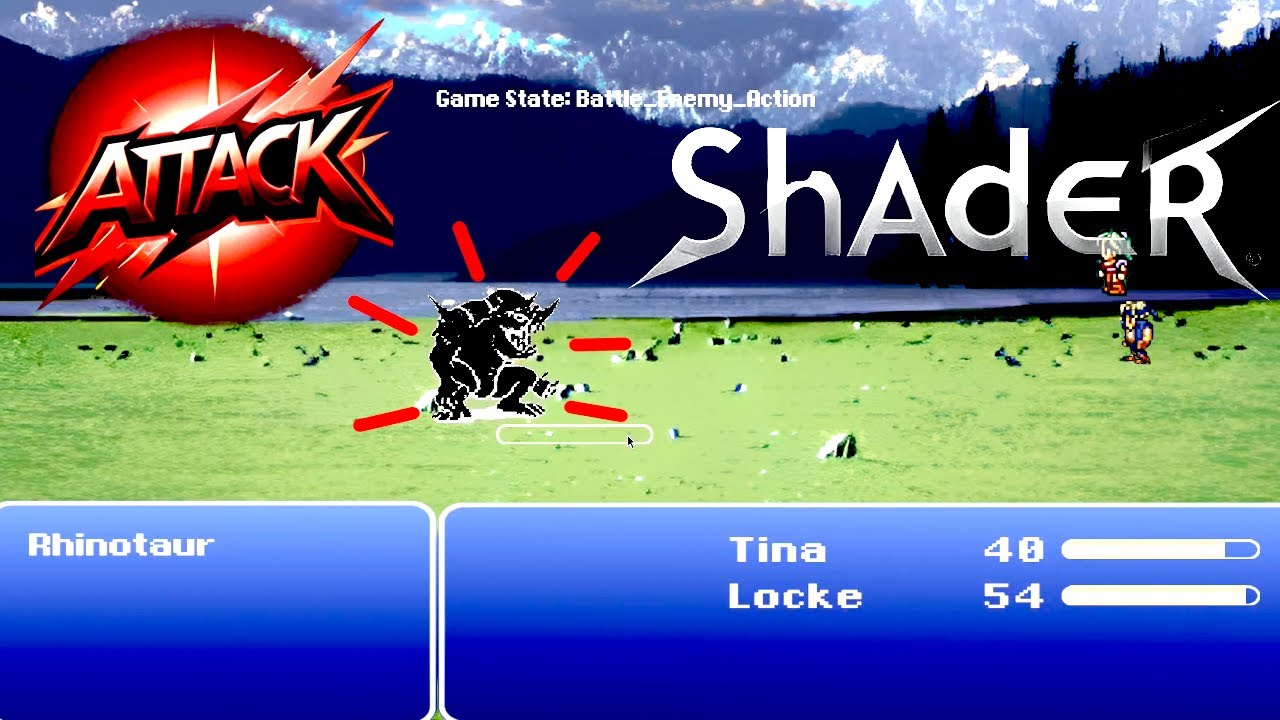 Godot - FF6 Enemy Flash - YouTube