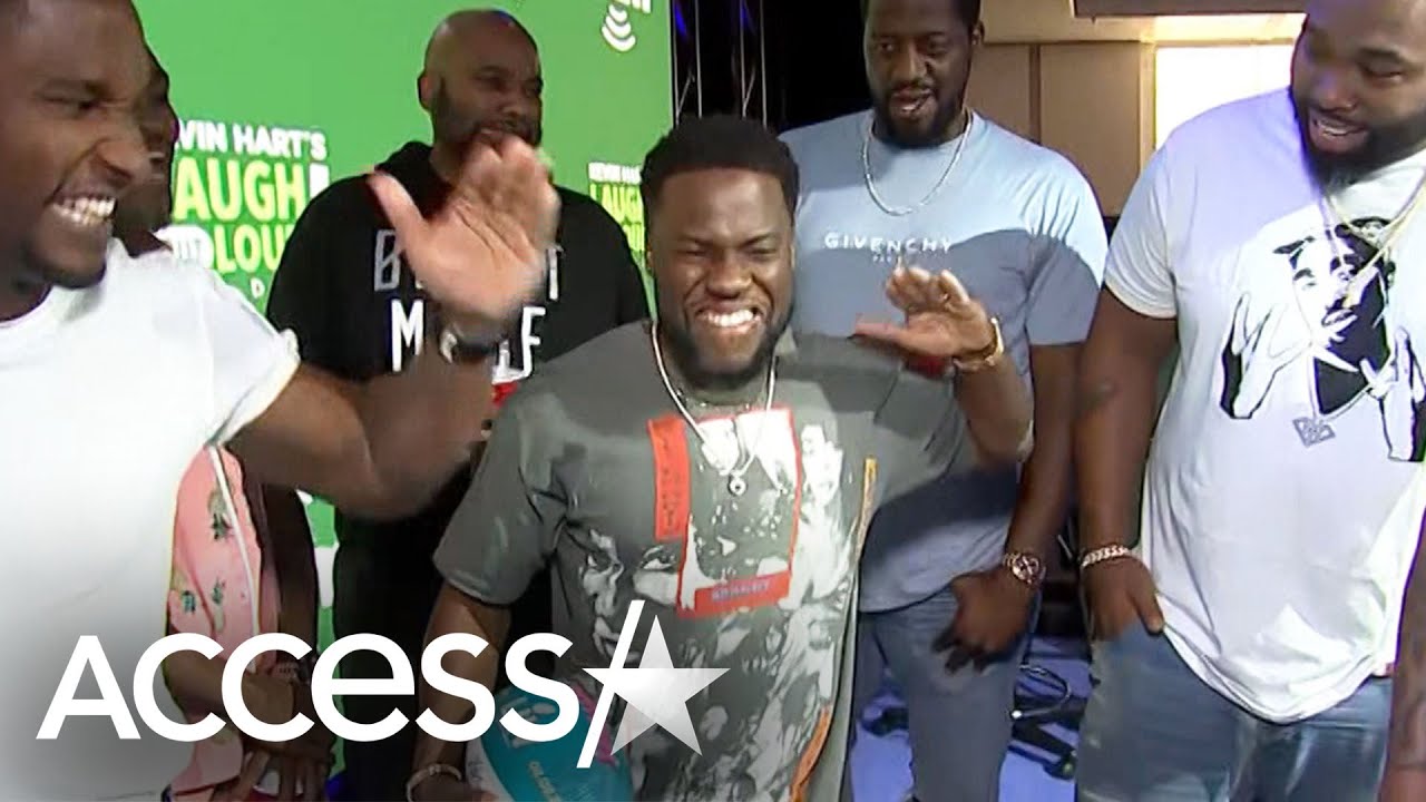 Kevin Hart Breaks Out His Best Super Bowl Touchdown Dance - YouTube