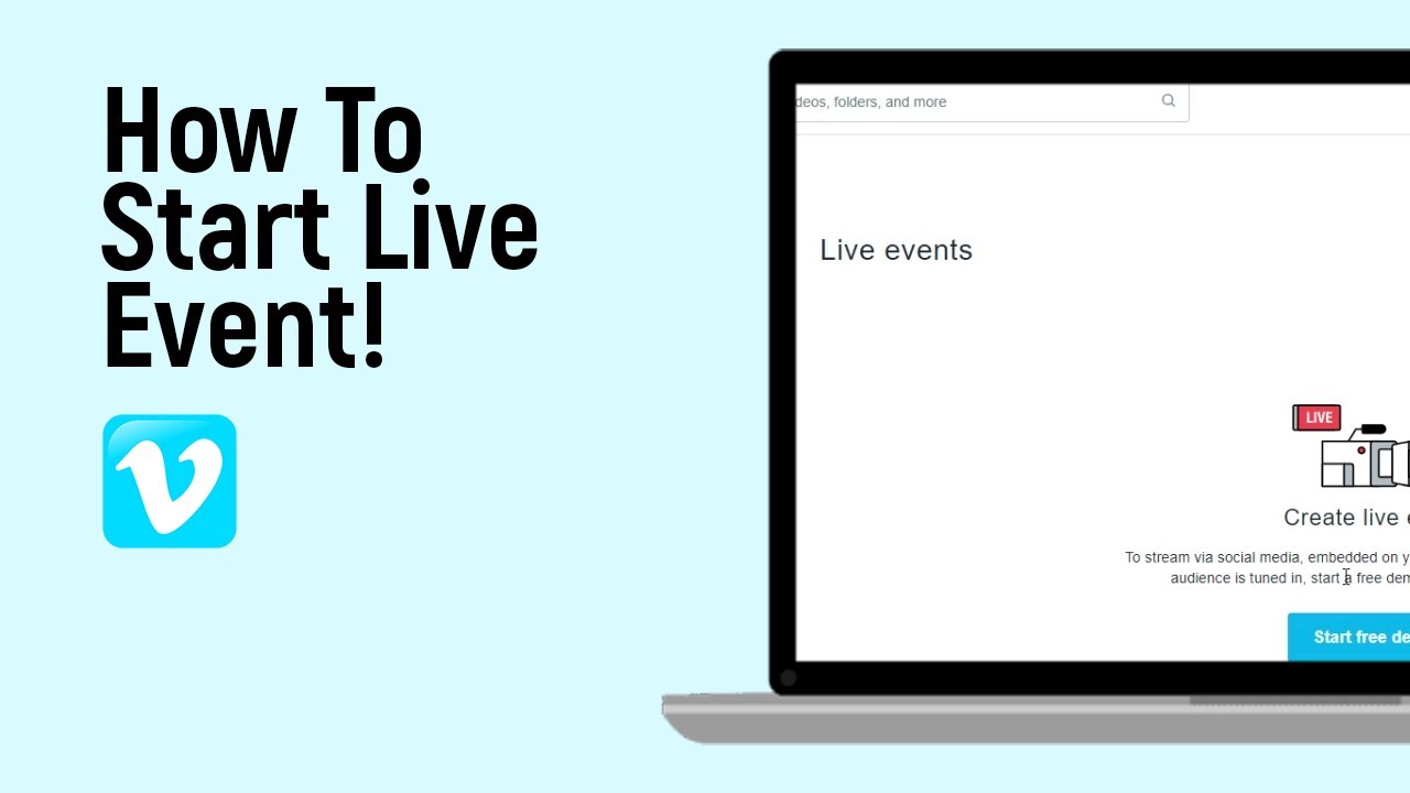 How to Start Live Event on Vimeo [easy] - YouTube