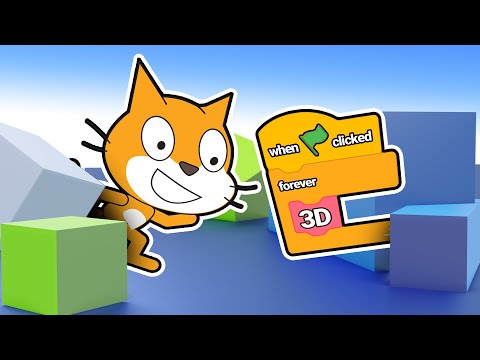 How to make a 3D Game in 6.420 minutes - Scratch 3.0 Tutorial - Episode 2