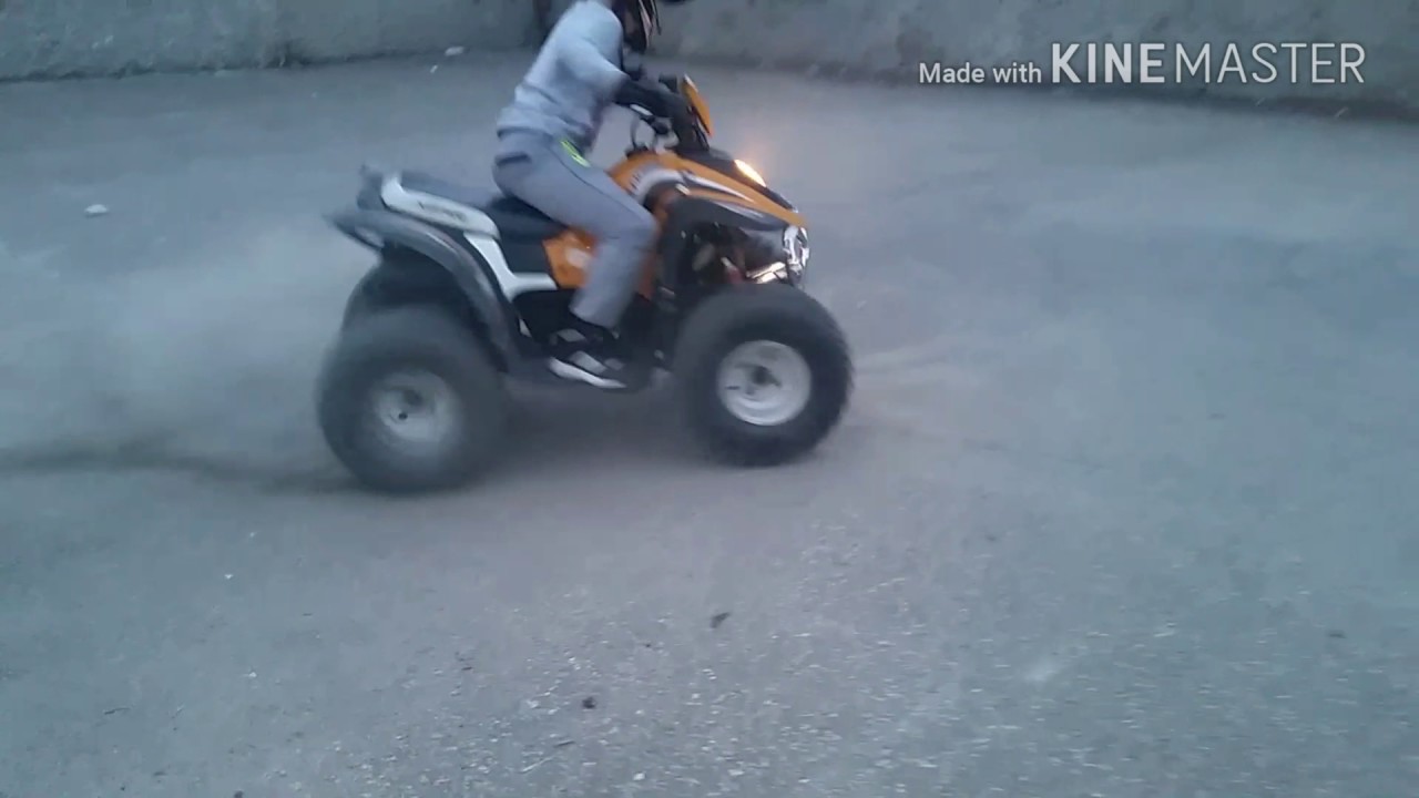 KEEWAY ATV 100 RIDING - YouTube