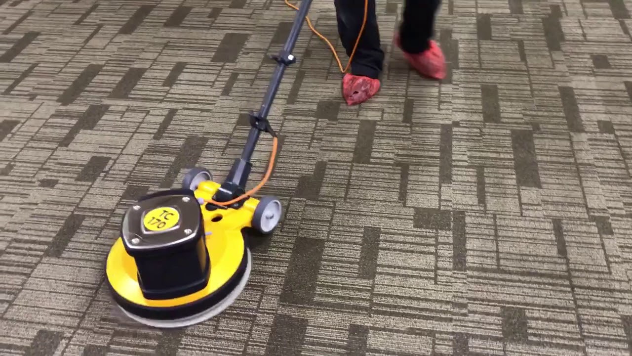 Texatherm process carpet cleaning - YouTube