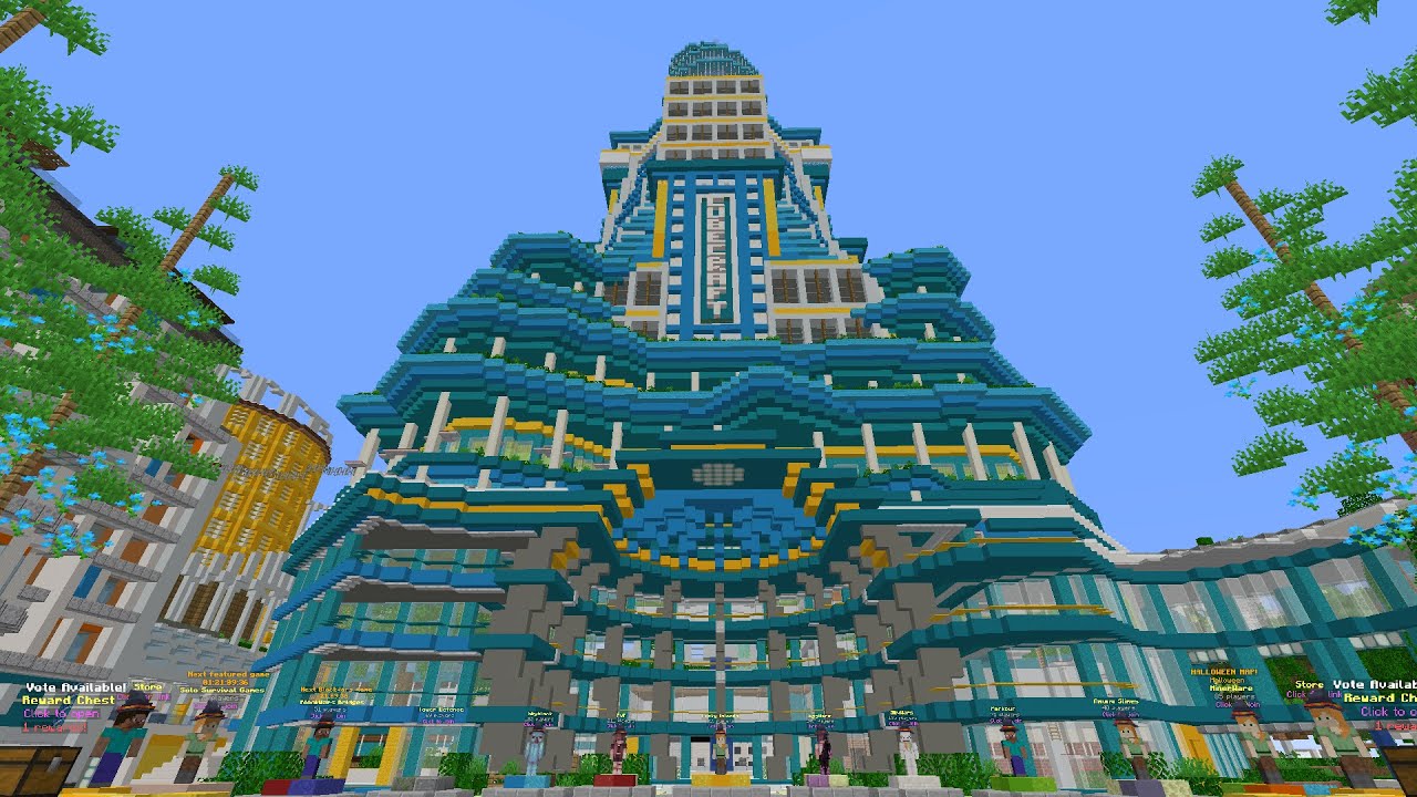 New Cubecraft Lobby Tour! | Minecraft - YouTube