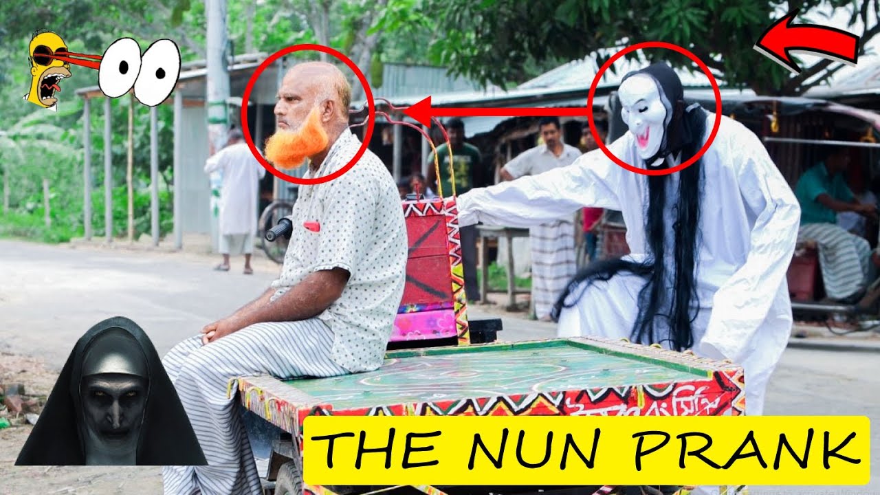THE NUN Prank in Forest Scary Real Nun Ghost Prank On Public in Forest ...