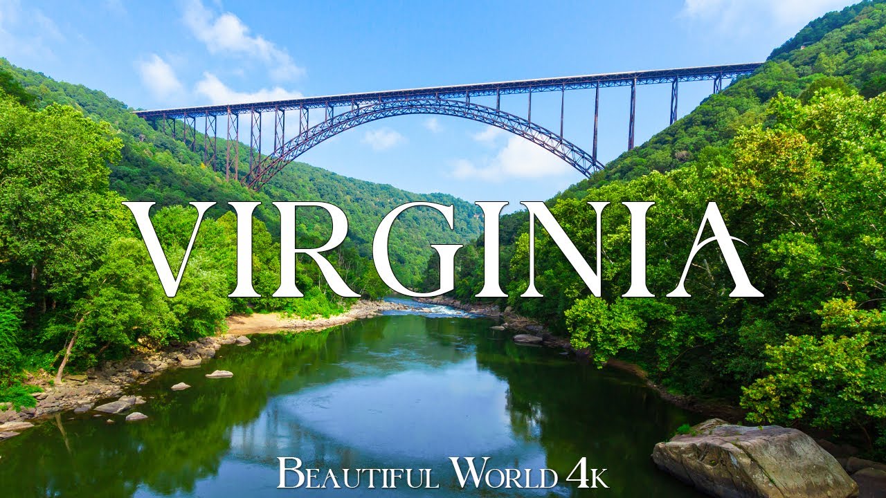 Virginia 4K - A Picturesque Land Draped in Misty Mountains and Gentle ...