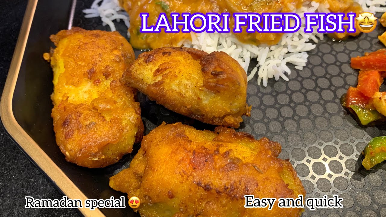 RAMADAN RECIPE: 2 (Lahori Crispy Fried Fish better than chicken)🤩😍 ...
