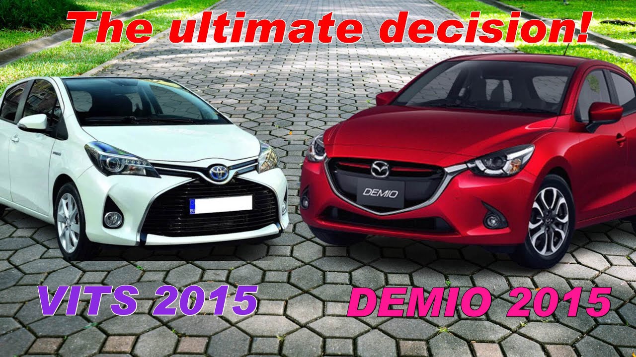 Toyota Vits 2015 vs Mazda Demio 2015 ( Ultimate choice maker) - YouTube