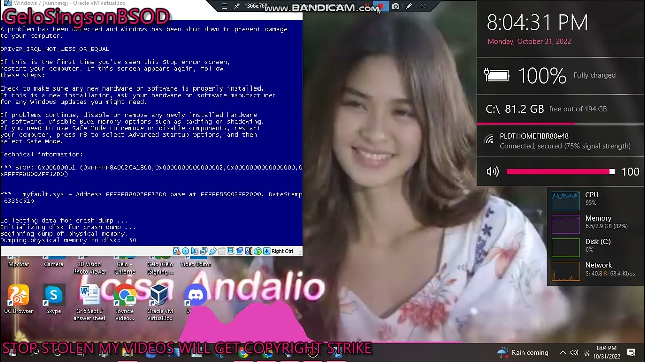 @Clock BFDI Production has BSOD VM (Windows 7) - YouTube