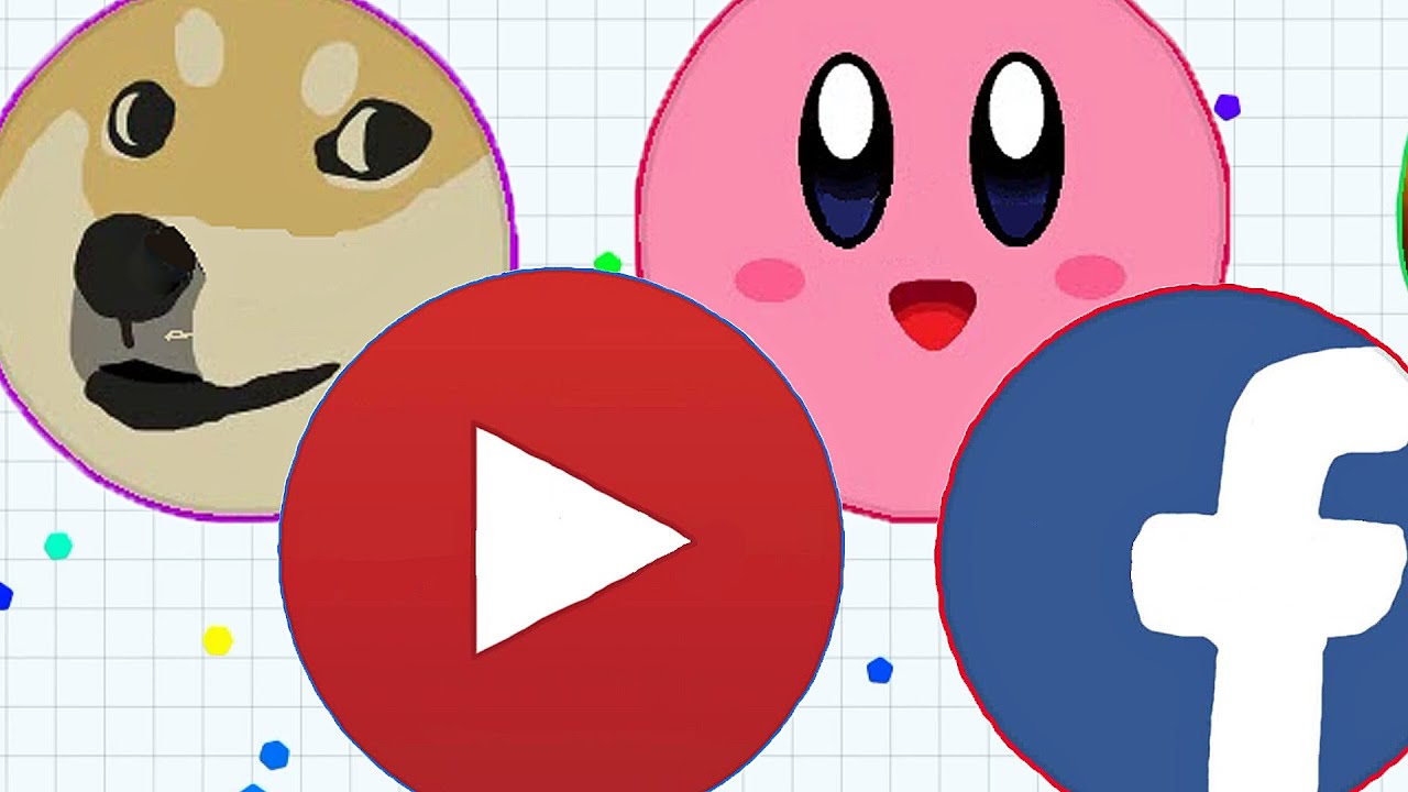 Agario (Agar.io) Mods FR #6 | INVASION DES MÉDIAS SOCIAUX! - YouTube
