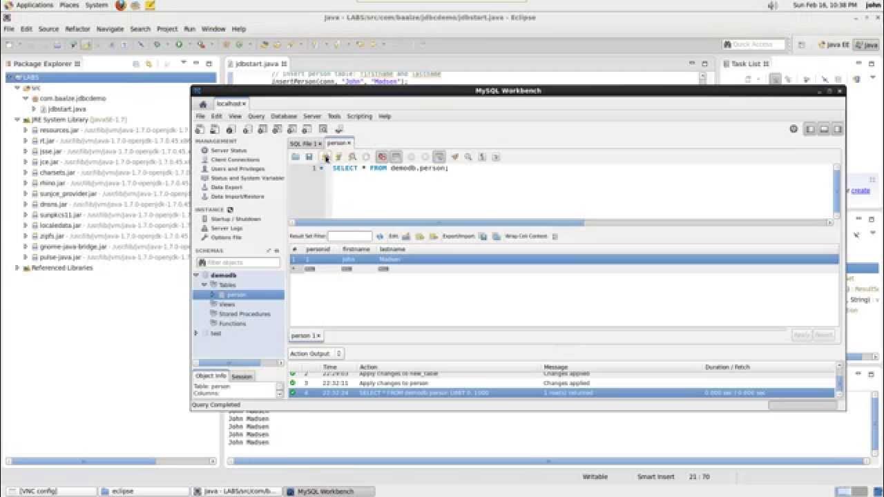 [How To Code] JAVA JDBC using MYSQL - Insert, select, update, and ...