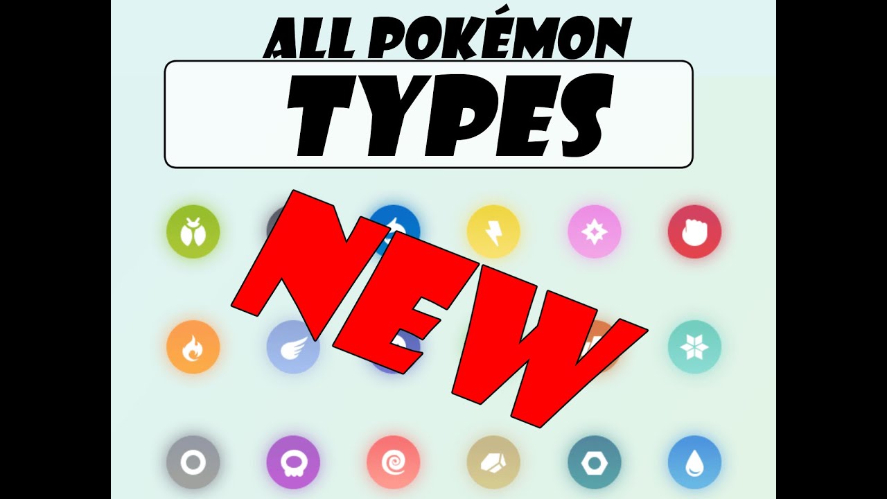 NEW Every Pokémon by Type (Gens 1-9) Complete - YouTube