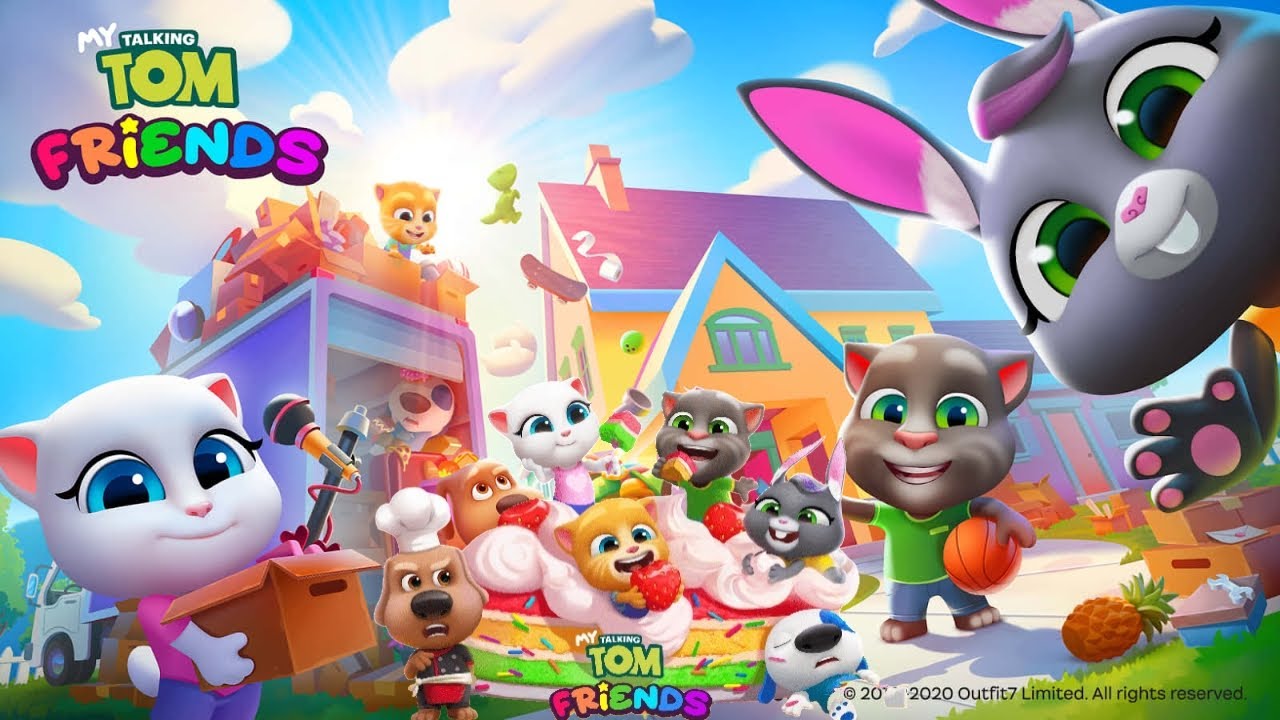 My Talking Tom Friends Holi and Summer Update Day 7. Mega battle ...
