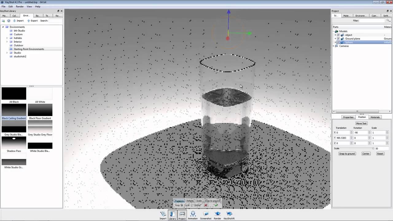KeyShot 4 - Focused Caustics - YouTube