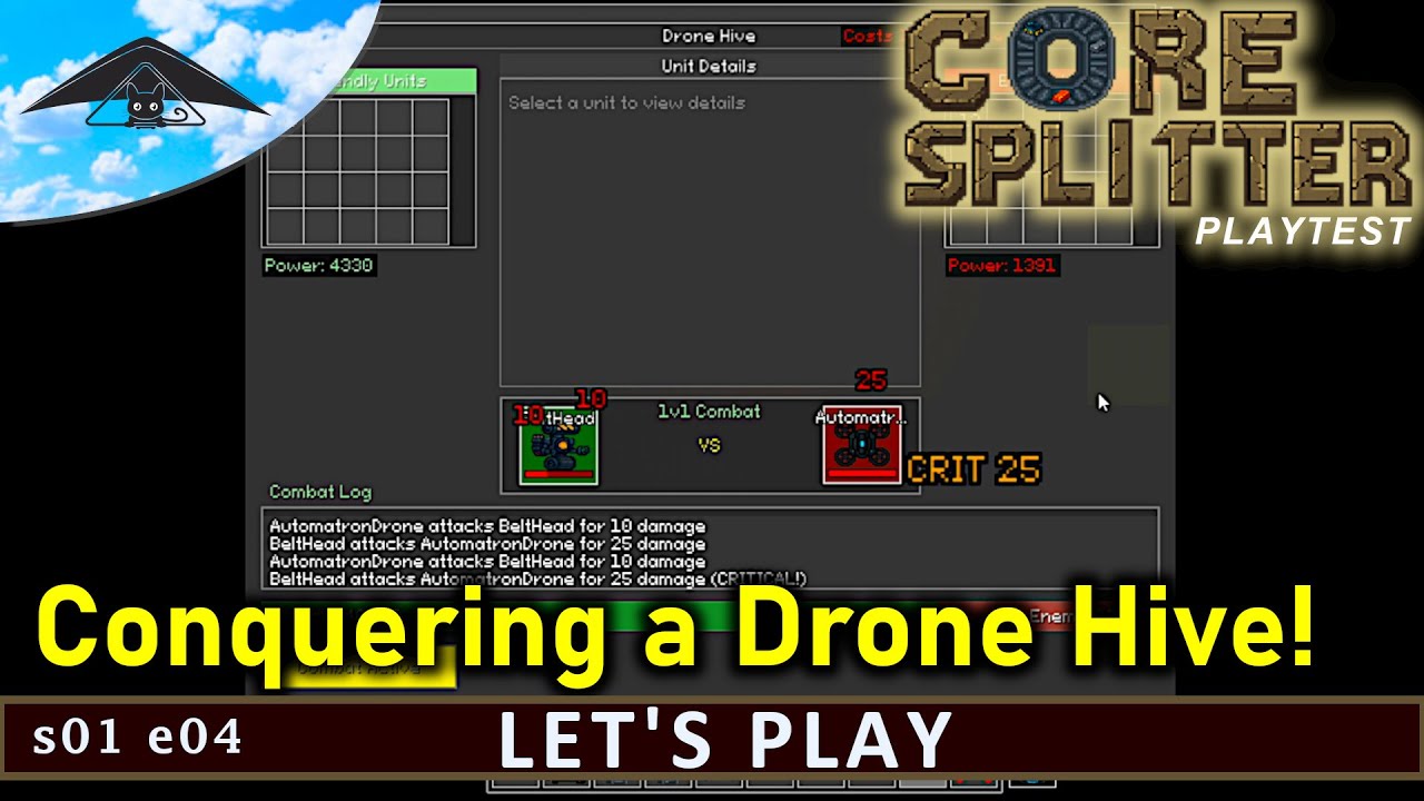 Conquering a Drone Hive! | Core Splitter Playtest s01 e04 - YouTube
