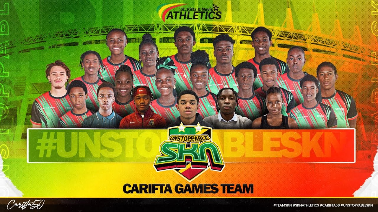 St. Kitts & Nevis Carifta Athletes Return - YouTube