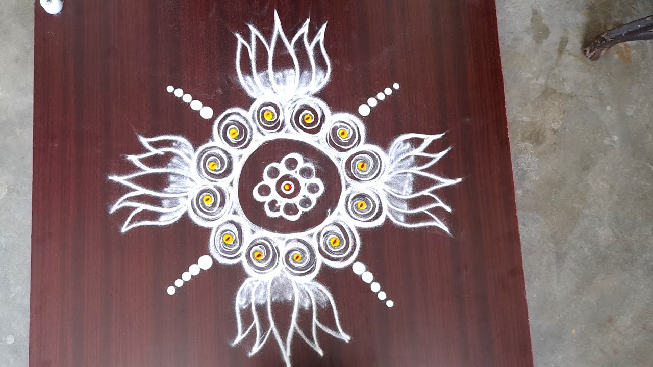 Rangooli Kolam - Art//Beautiful Rangoli//rangolikolamart//கோலம்//Kolam ...