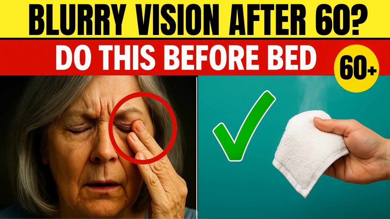 Blurry Vision After 60? Try This Before Bed (Simple Eye Routine) - YouTube