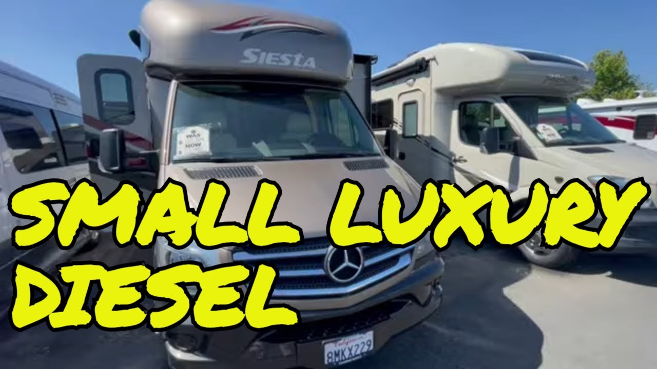AMAZING FUEL ECONOMY in this Small Mercedes Diesel Motorhome - YouTube