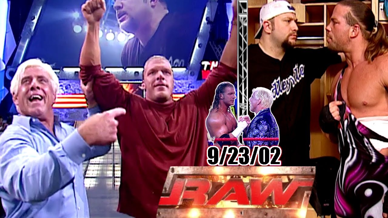 WWE RAW - September 23, 2002 Full Breakdown - Ric Flair/Triple H Run ...