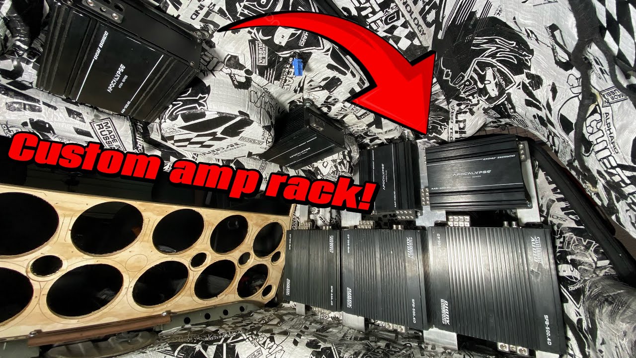 Custom Amp Rack - YouTube