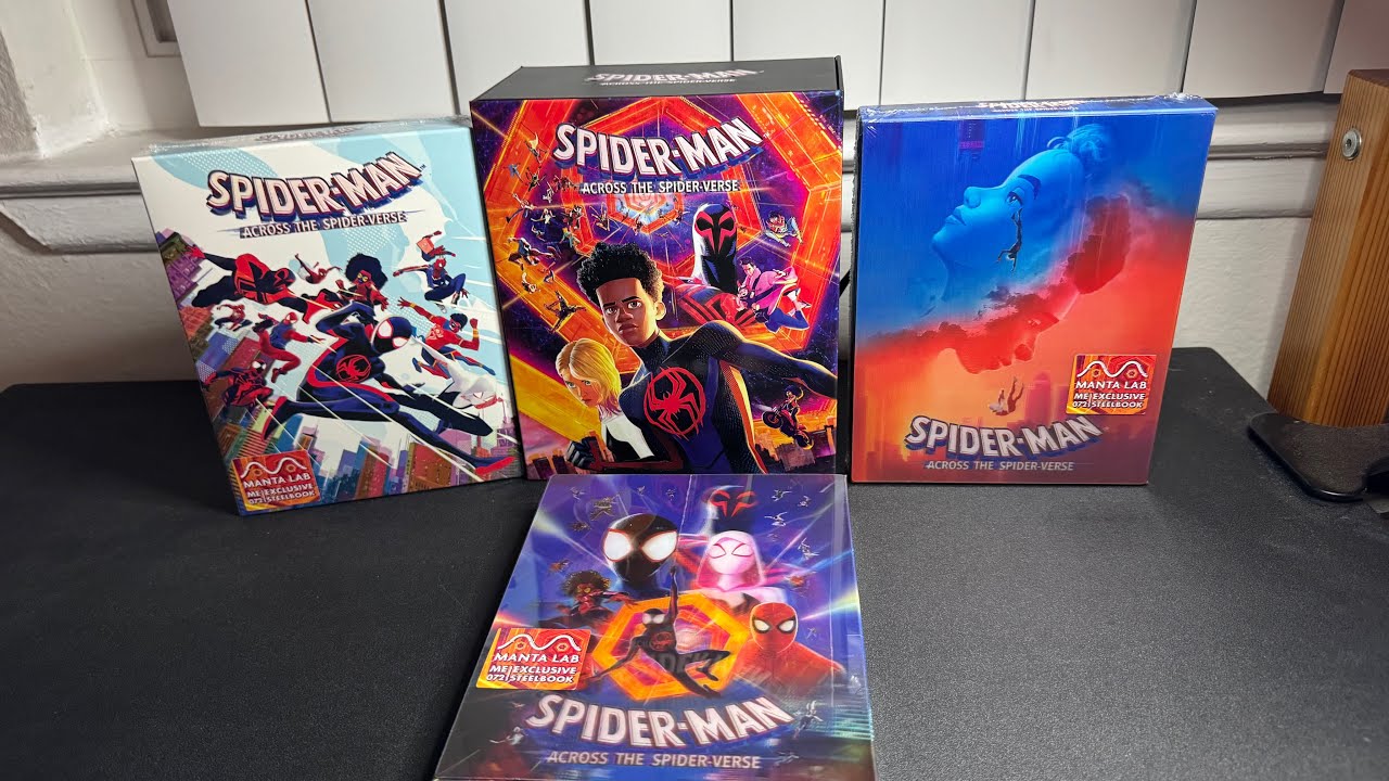 Spider-Man Across The Spider-Verse Manta Lab One-Click Steelbook ...