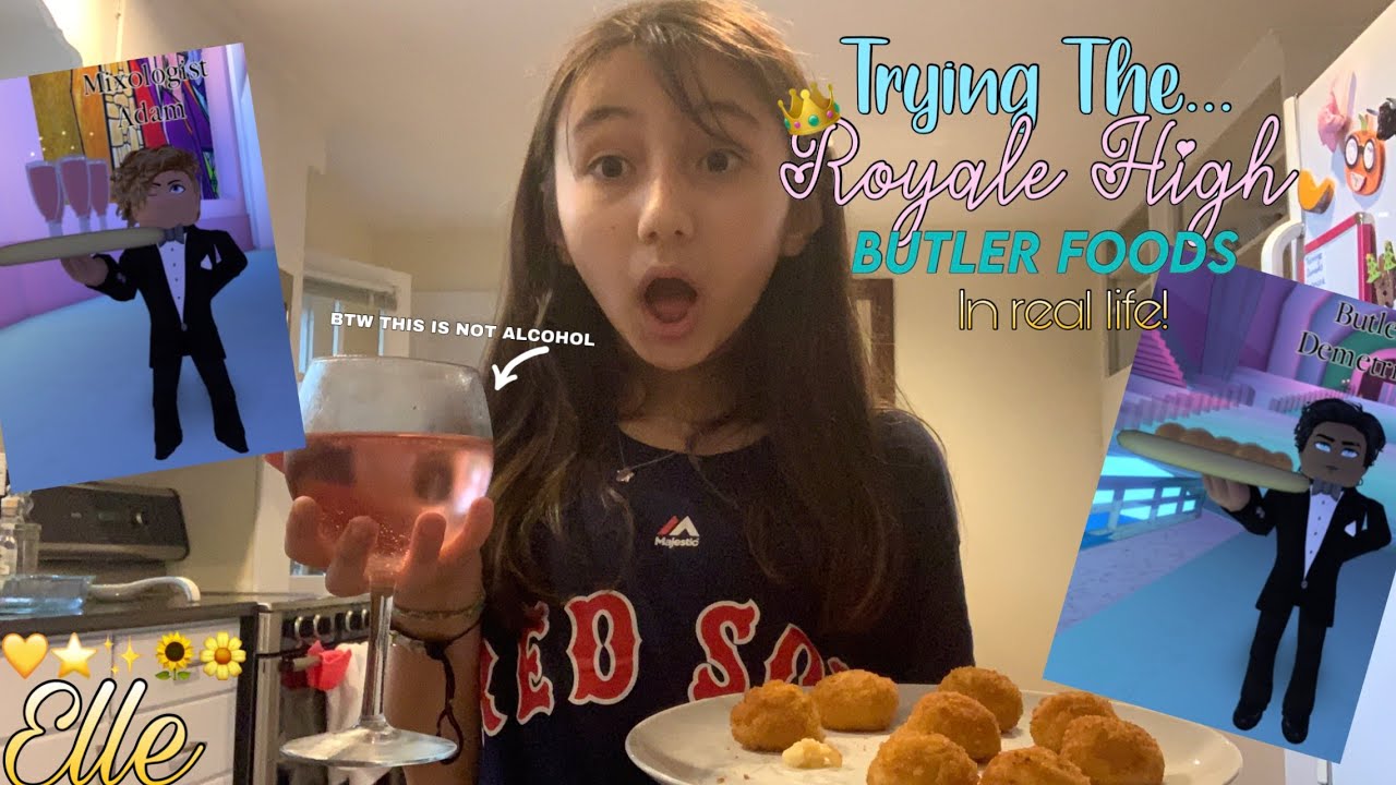 Trying The Royale High Butler Foods In Real Life! | Elle - YouTube