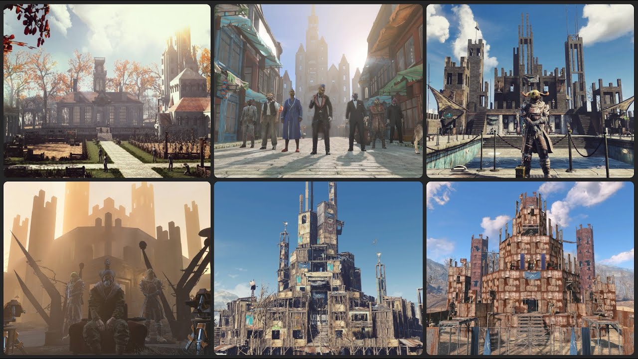 5 YEARS OF BUILDING IN FALLOUT 4 in fifty seconds | Biggest and Best ...