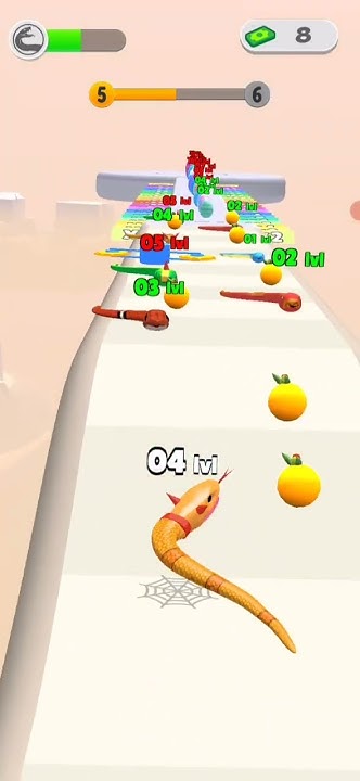 Snake Evolution Run 3D Level 5 Gameplay #snakegame #evolutiongame # ...