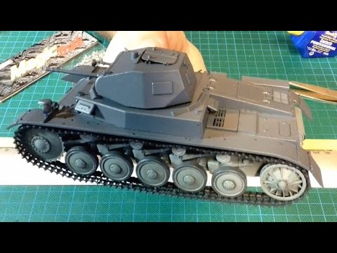 Dragon Panzer II Ausf,B Part 3 (Track Links) - YouTube