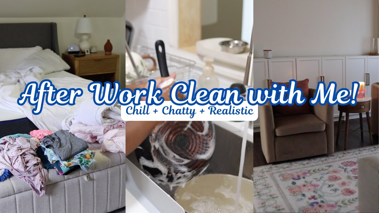 Easy Peasy After Work Clean with Me! | Speed Cleaning Motivation - YouTube