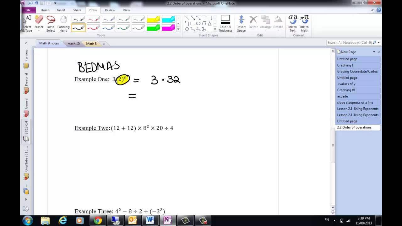 exponents day 2 - BEDMAS - YouTube