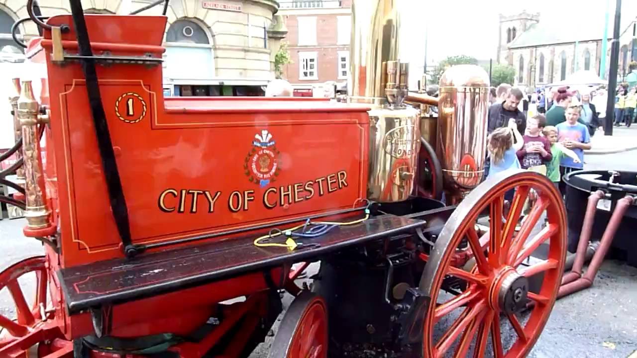 Shand Mason fire engine at Fleetwood 2016 - YouTube