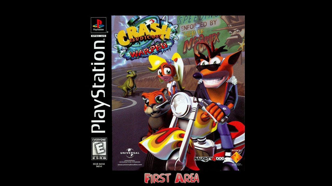 Crash Bandicoot Warped (PlayStation 1) - First Area - YouTube