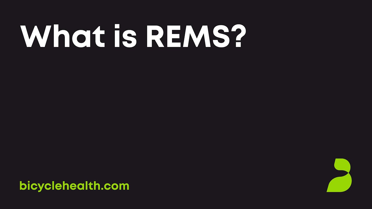 What is REMS? How does it relate to Suboxone and Sublocade? - YouTube