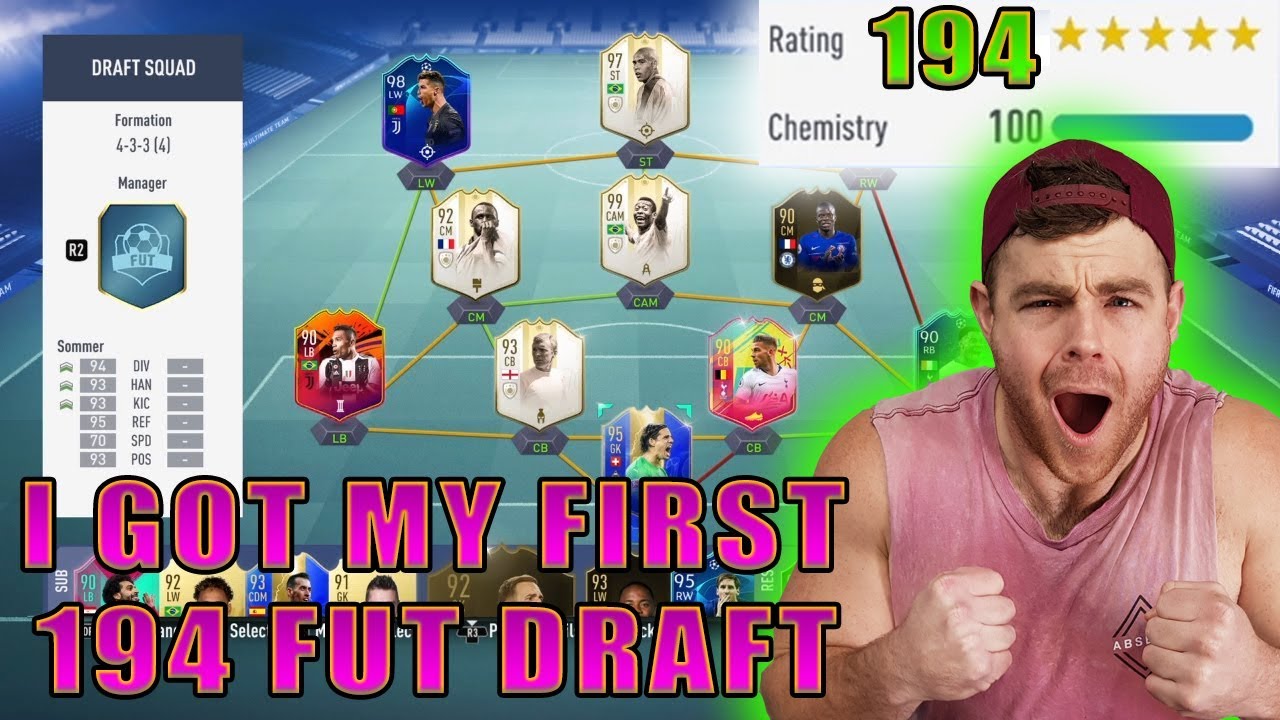 I got my first 194 FUT DRAFT!! - YouTube