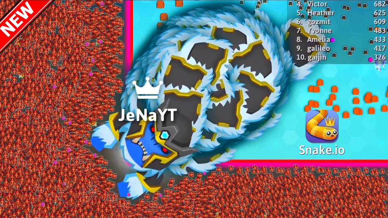I FEED CUTE NOOBS IN SNAKE.IO! Epic Snakeio Gameplay - YouTube