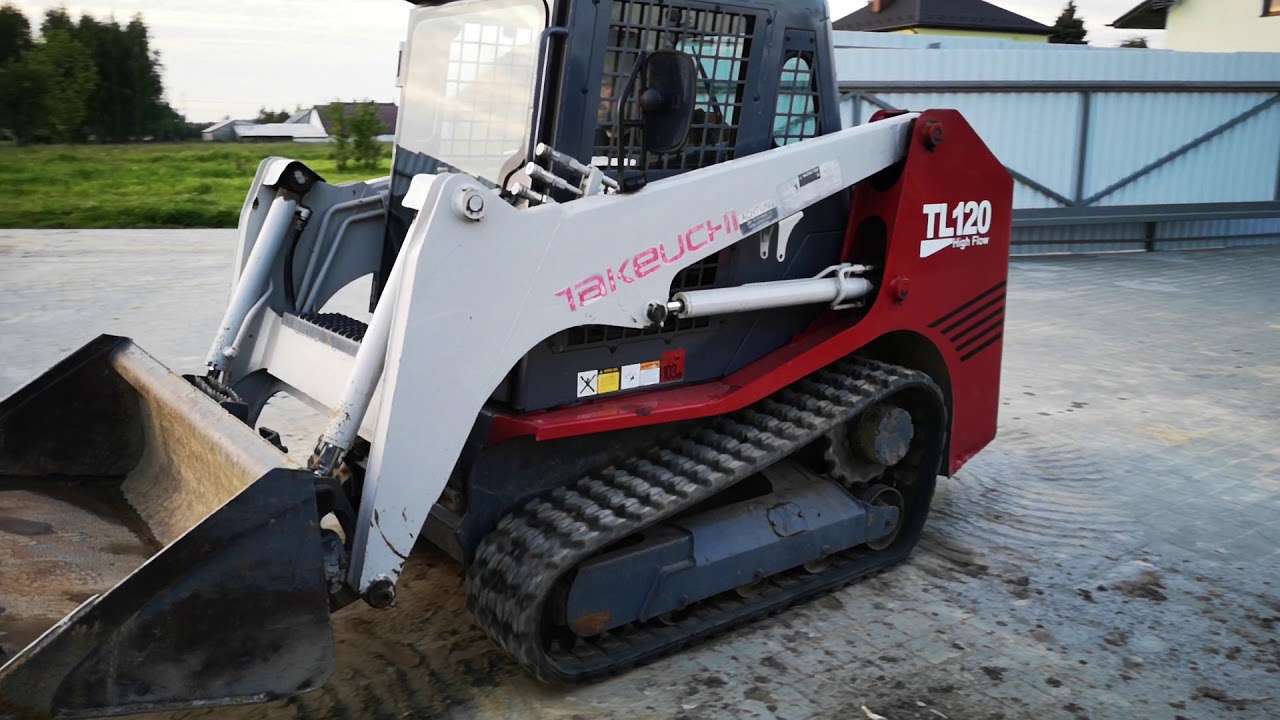 Takeuchi TL120 - YouTube
