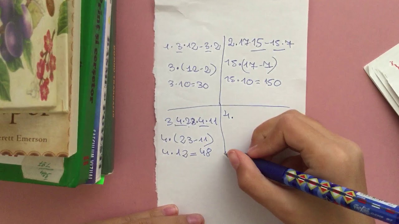 Factorul comun - Explicatie - YouTube