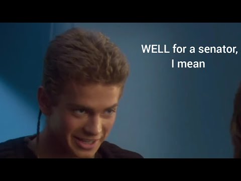 Star Wars: Anakin being awkward for 2 minutes 50 seconds