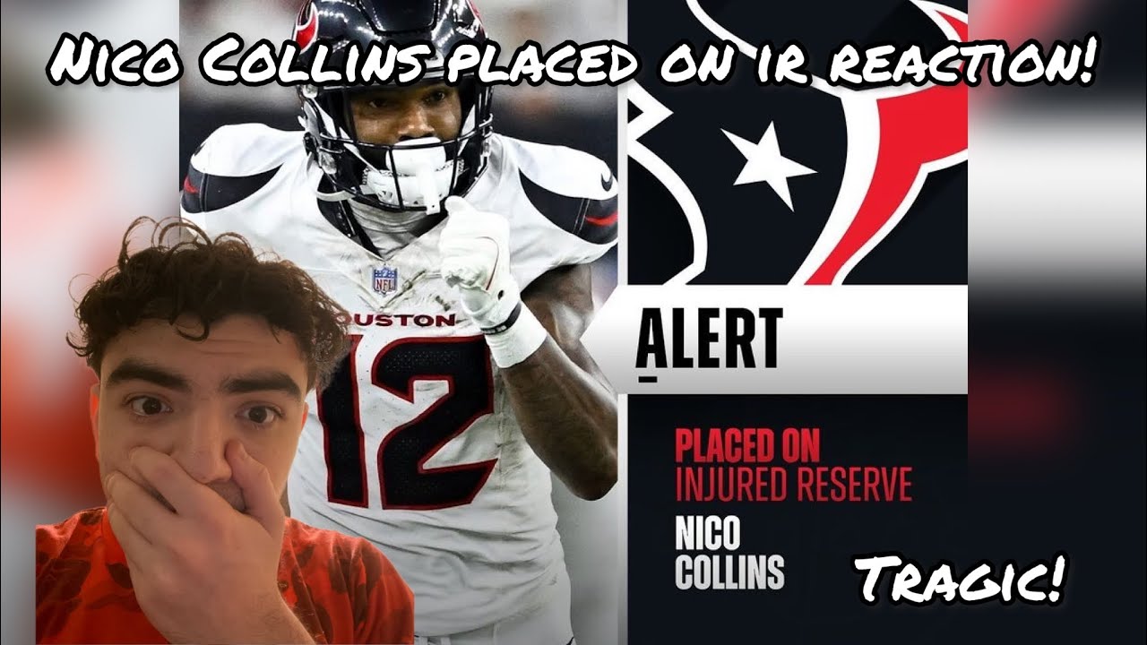 SO TRAGIC! Texans Place Star WR Nico Collins on IR Due to Significant ...