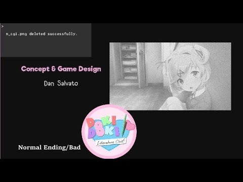 (DDLC) Doki Doki Literature Club Normal Ending Credits - YouTube