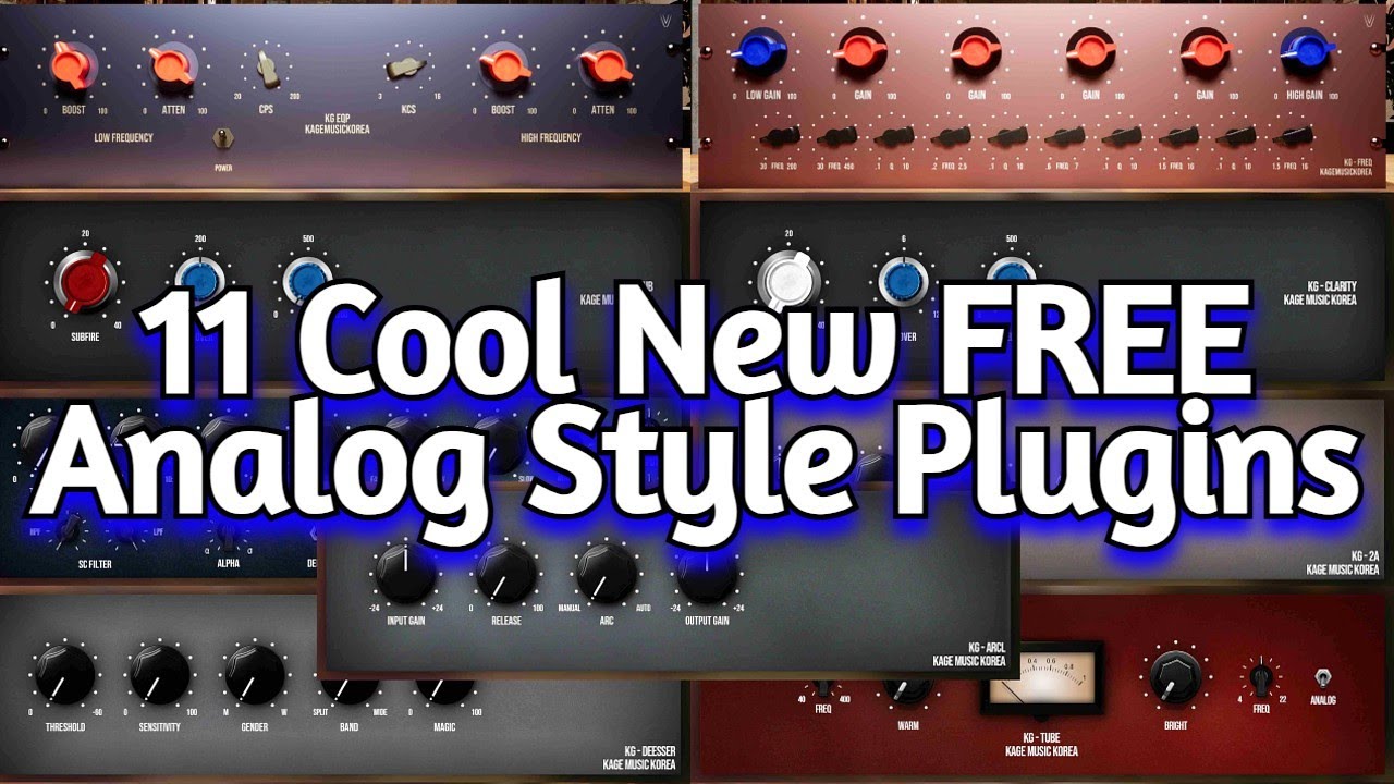 These 11 Cool Analog Style Plugins Were Just Released... And They Are ...