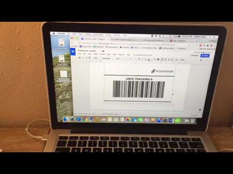 Printing Two Poshmark Labels On One Sheet - YouTube